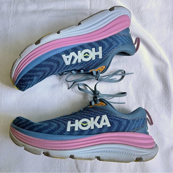 Hoka One One | Shoes | Hoka One One Blue And Pink Athletic Shoes Size 9 ...